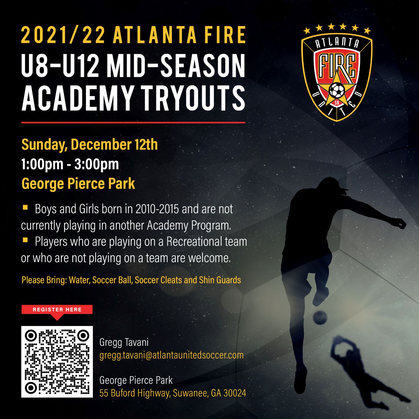 Mid-Season Academy Tryout 2021